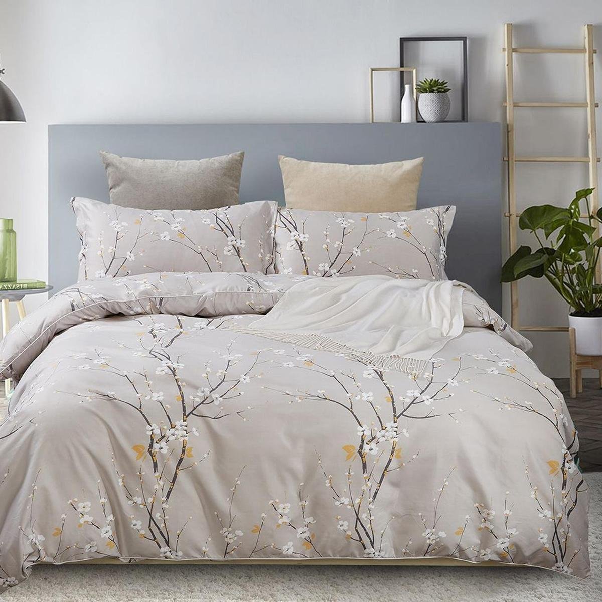 Fabric Fantastic Kaito King Size Quilt/doona/duvet Cover Set - Bunnings ...