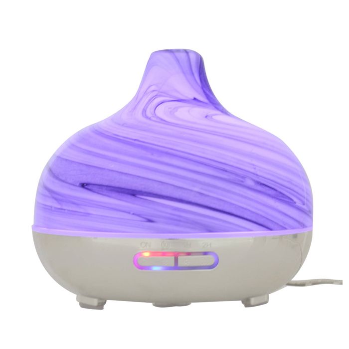 Gibson Gifts Aroma Humidifier w/ Bluetooth Speaker 15cm - Marble ...