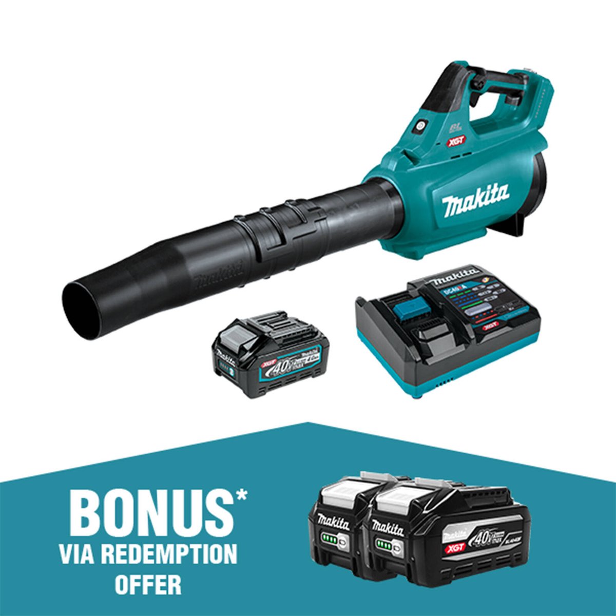 Makita 40Vmax XGT Brushless Blower 4.0Ah Kit - Bunnings New Zealand