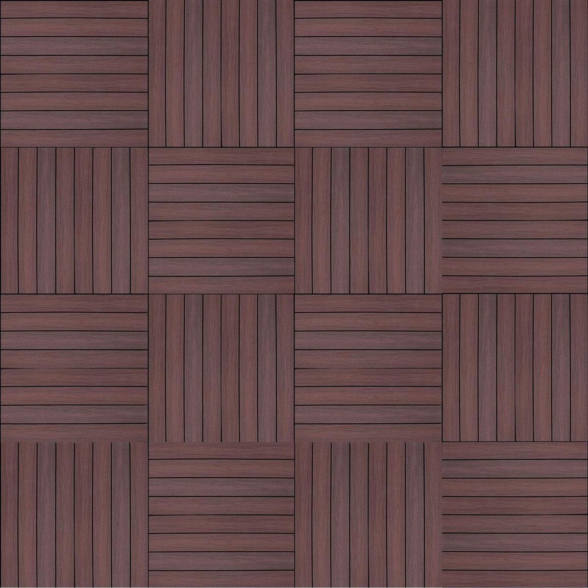 Good Times Decking 4576 x 4576mm Modular Decking Riverbank Red ...