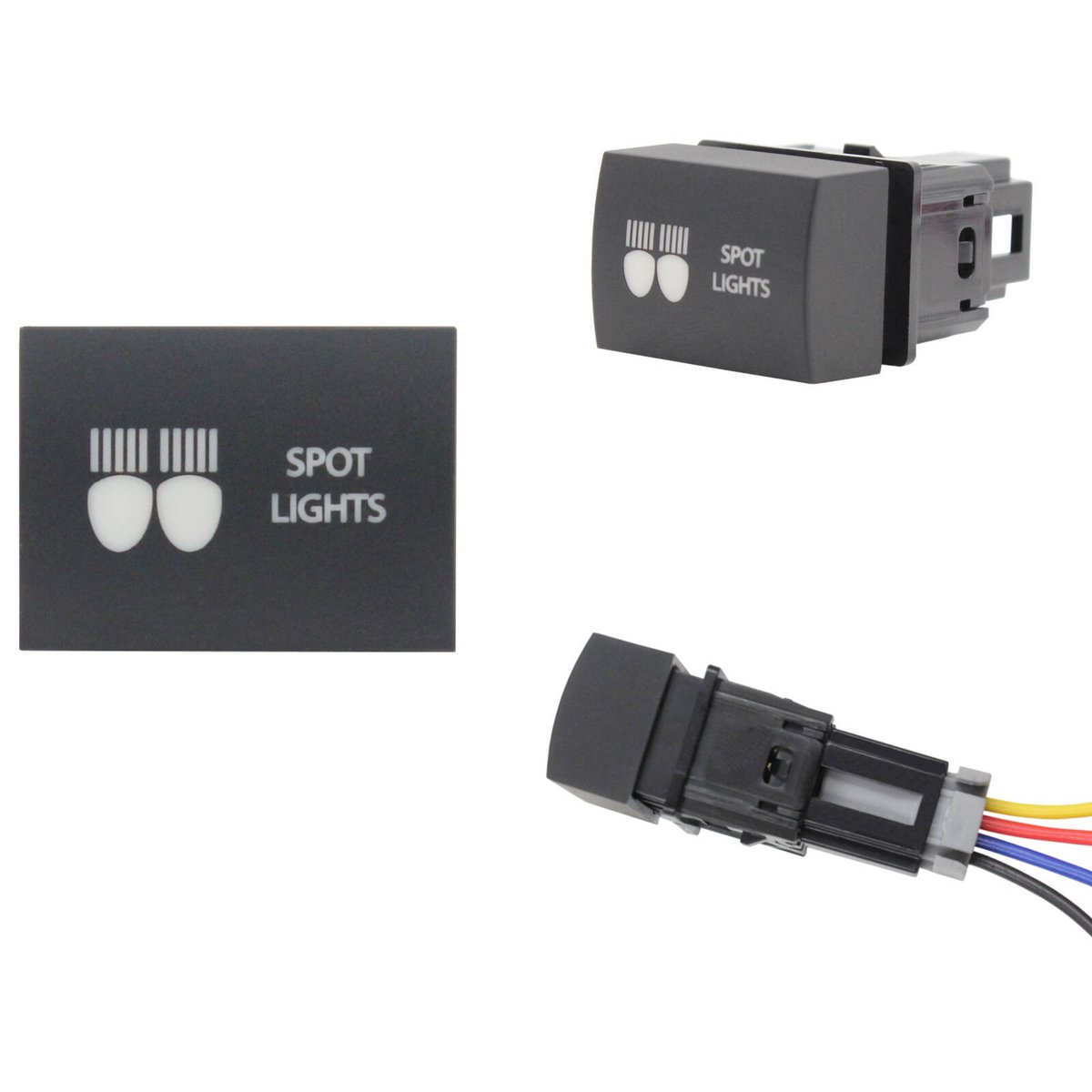 Switch Boss White LED Push Switch for Mitsubishi Triton (MV, 2024 ...