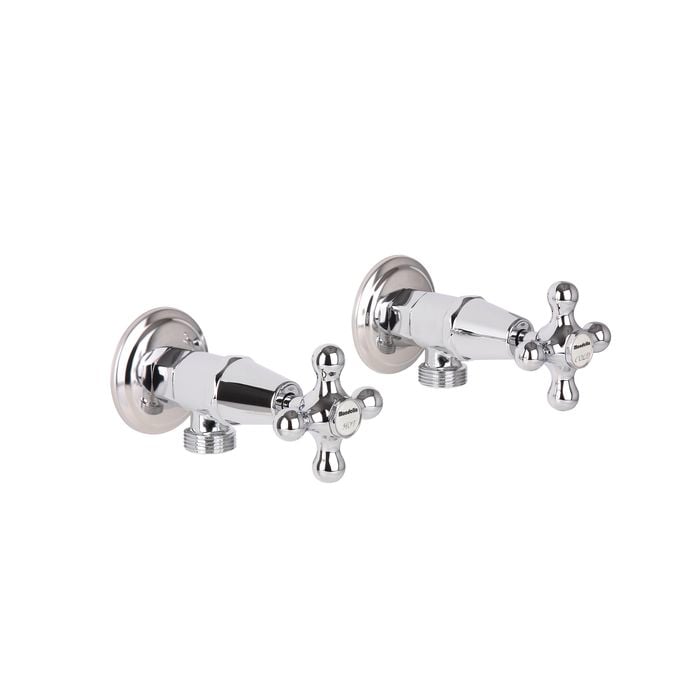 Mondella Chrome Maestro Cross Washing Machine Tap Set - Bunnings Australia