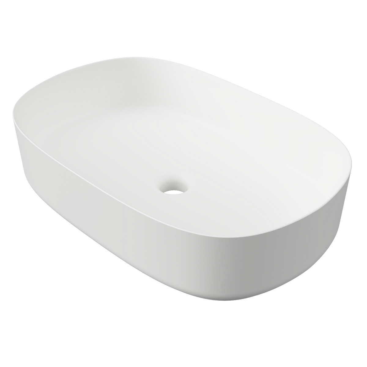 New England Joinery 550mm White Matt Myrtle Basin - Bunnings Australia