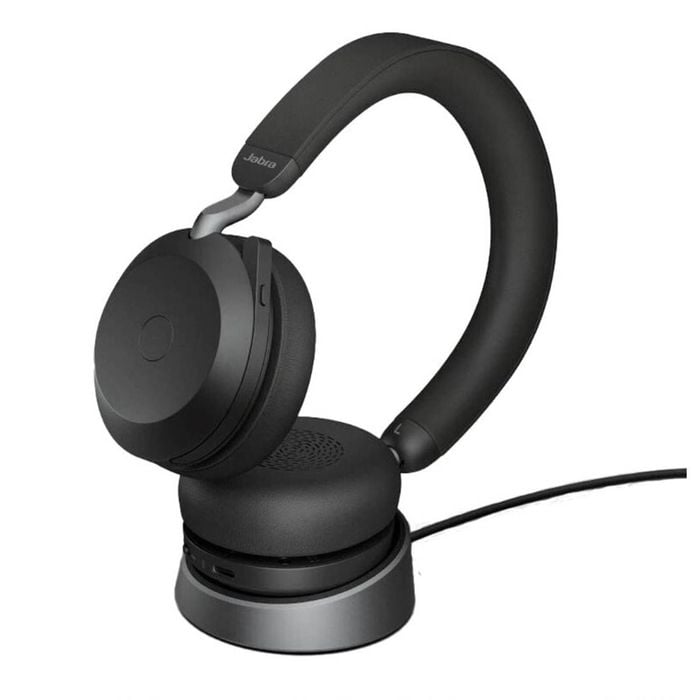 Jabra Evolve2 75 UC Stereo Headphones - Black, Wireless, 30m Range ...