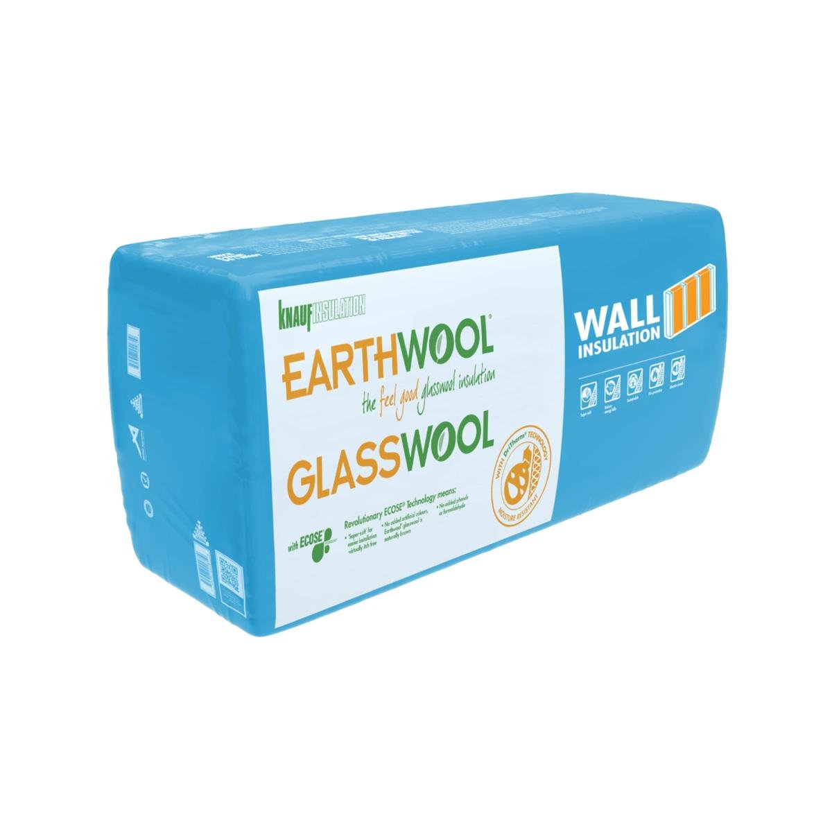 Earthwool Glasswool 140 x 580 x 1160mm 4m² R4.4 Wall Insulation Batt ...