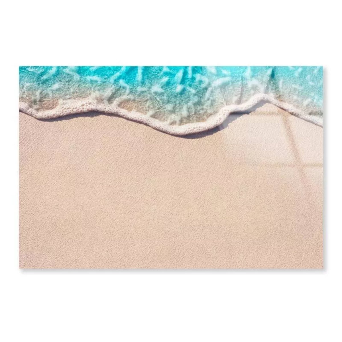 Soft Wave of Blue Ocean Print 100% Australian Made 50 x 40cm (Acrylic ...