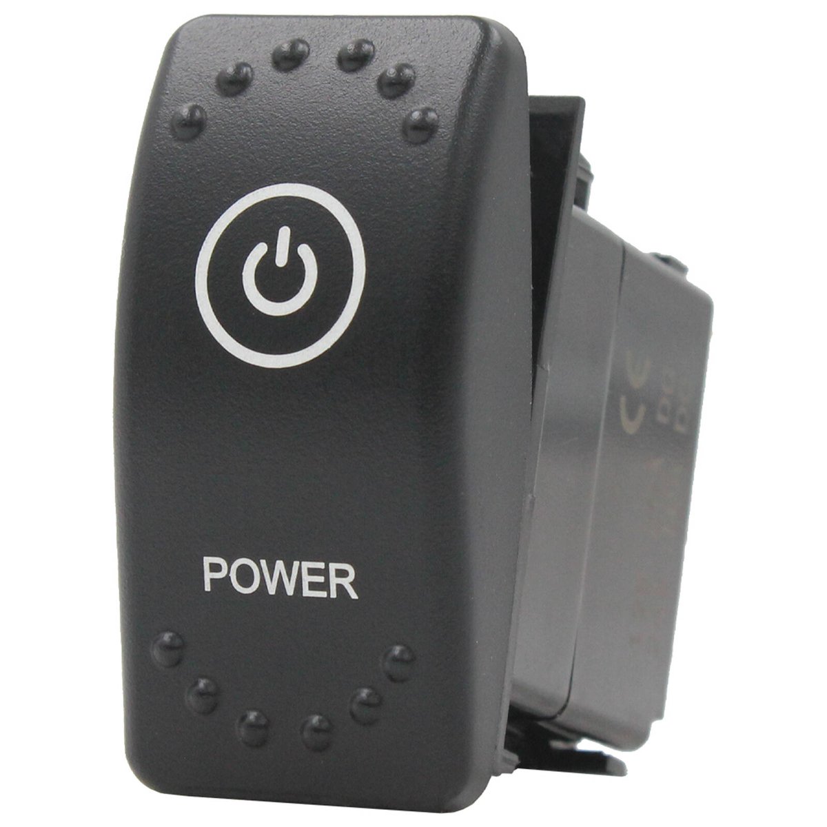 Switch Boss Dual White LED Laser Etched Rocker Switch - Power ...