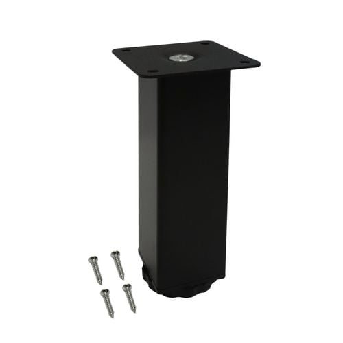 Adoored 40 x 40 x 150mm Black Square Table Leg - Bunnings Australia