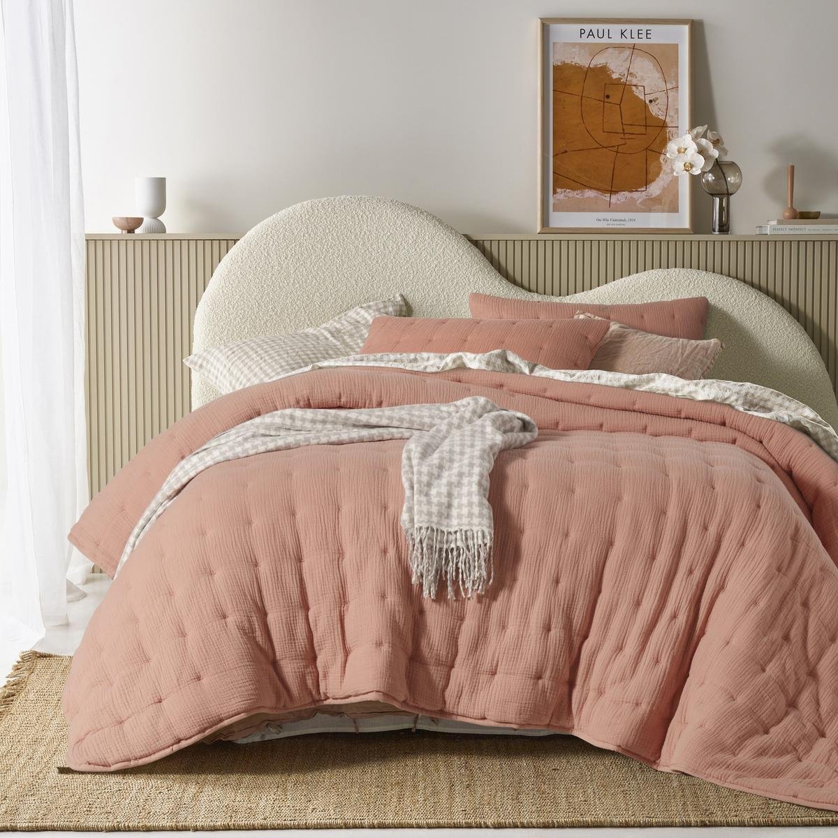 Vintage Design Homewares King Light Slate Grey Hugo Clay Cotton Gauze ...