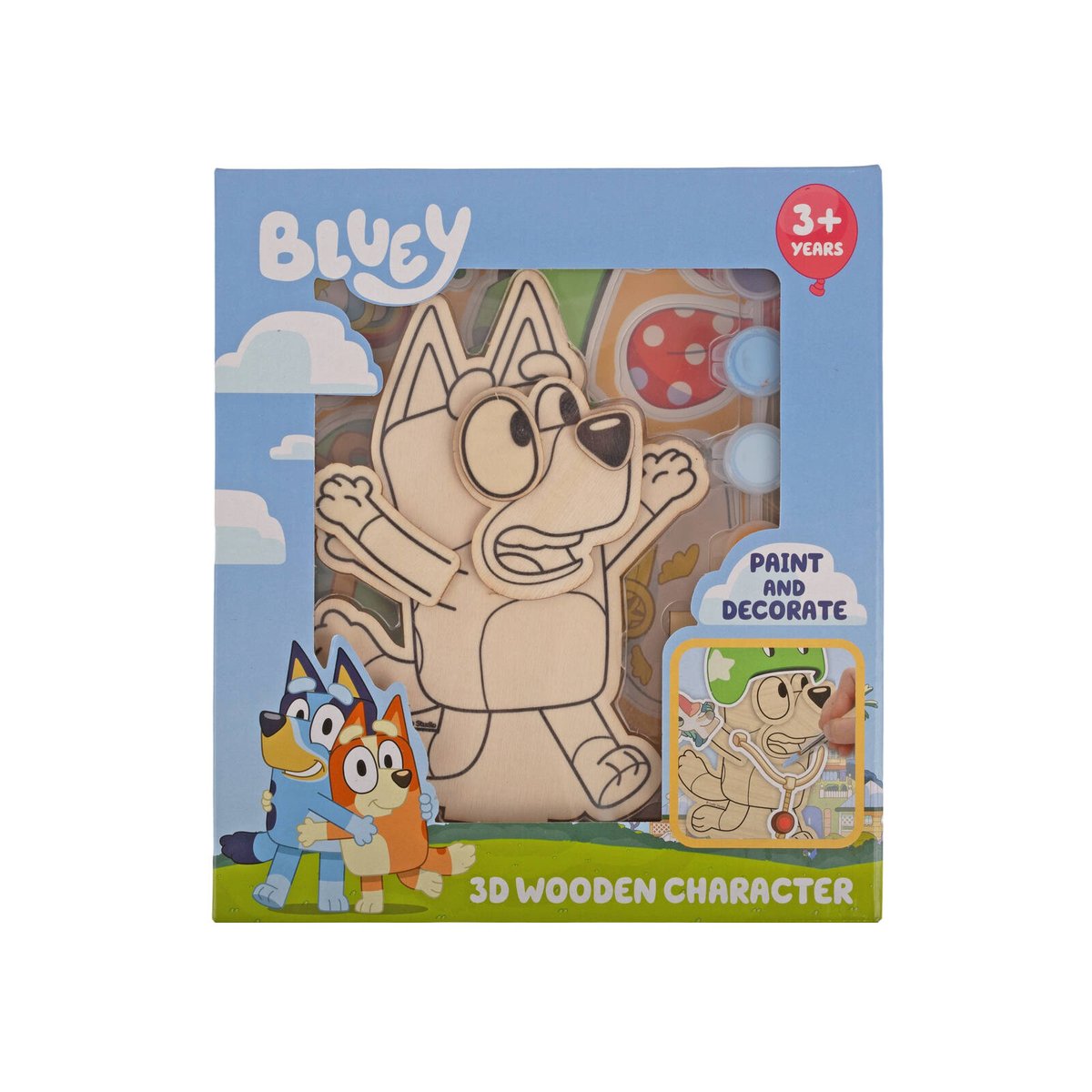 Bluey 3D Wooden Character - Bunnings Australia