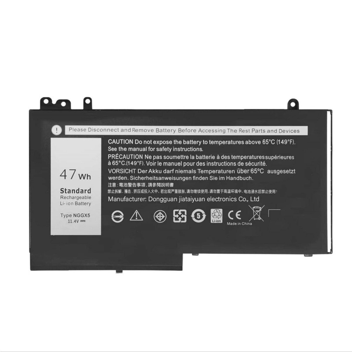 47Wh Replacement Battery for Dell Latitude E5570 E5470 E5270, Fit Part ...