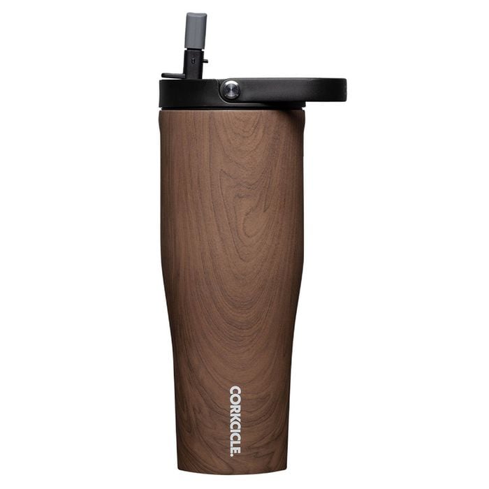 Corkcicle Go Cup XL - 887ml Walnut Wood - Bunnings Australia
