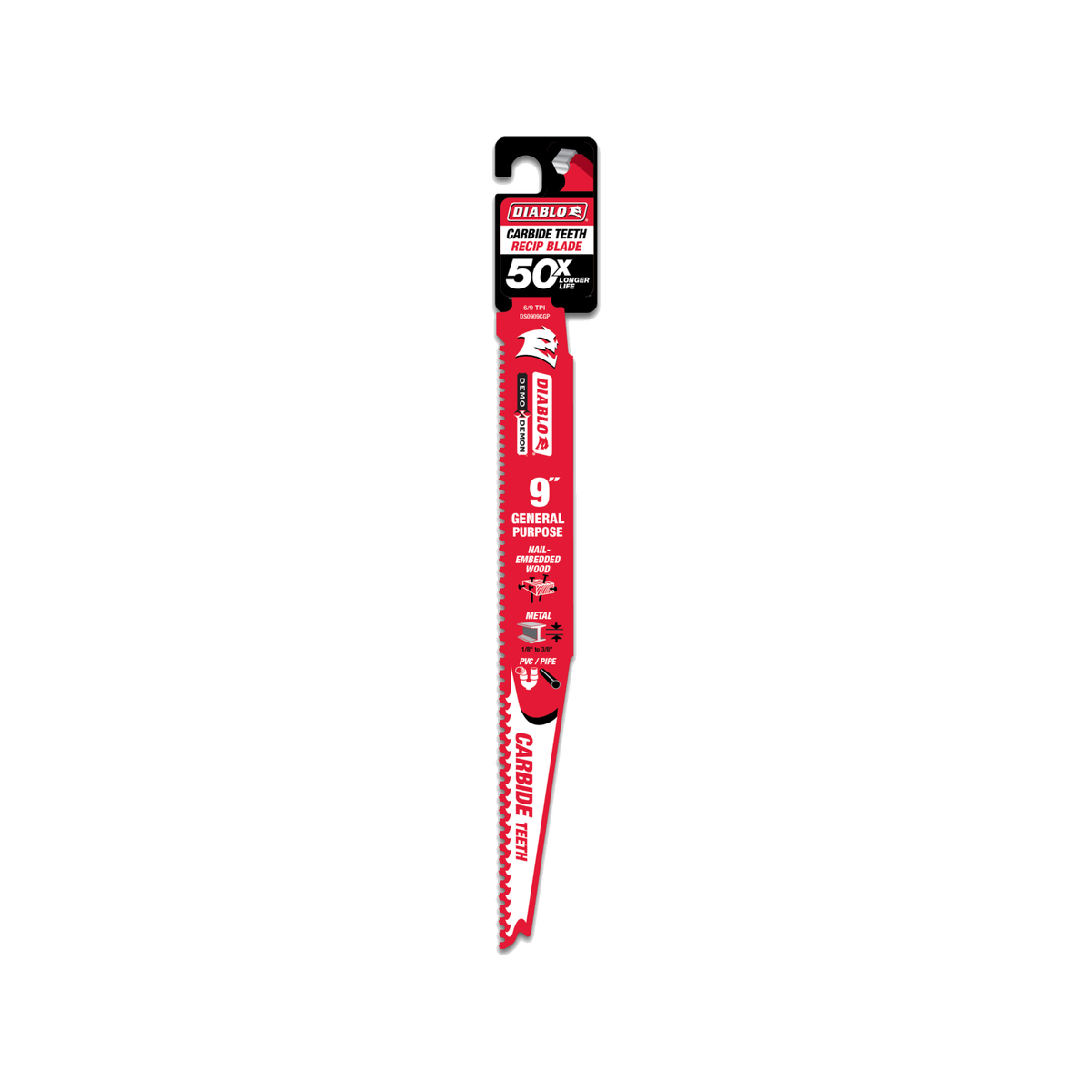 Diablo 9" Demo Demon Carbide Reciprocating Saw Blade for General ...