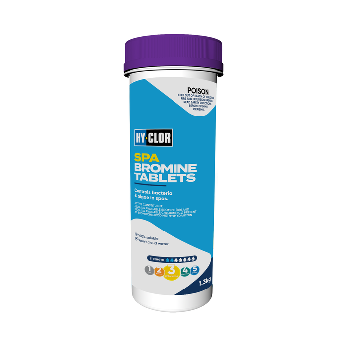 Hy-Clor Spa Bromine Tablets 1.3kg - Bunnings Australia