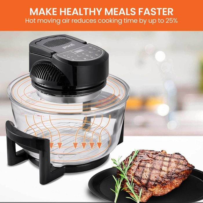 Pronti 17L Digital Family Turbo Convection Oven Broiler Cooker - Black ...
