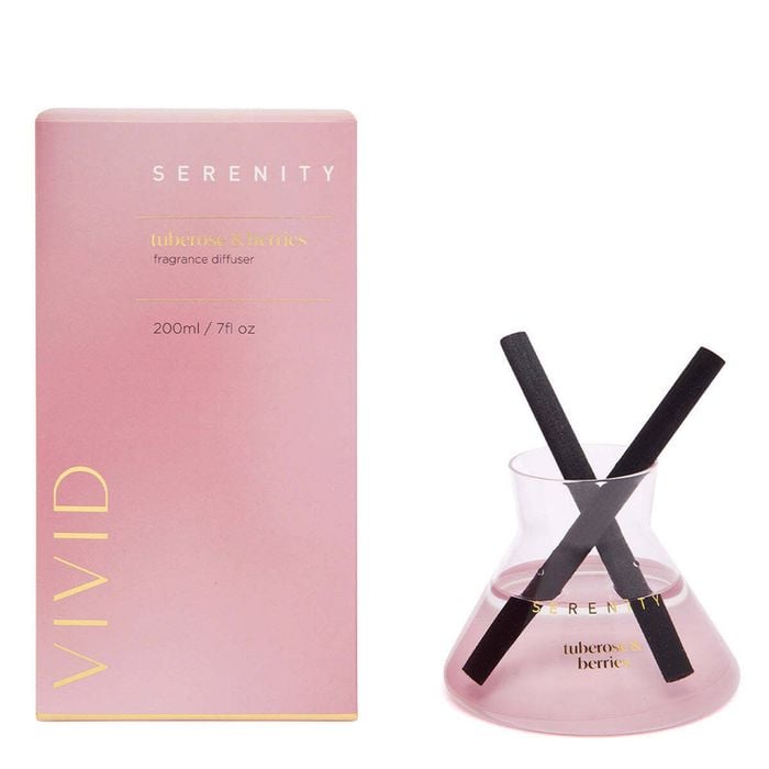 Serenity Vivid 200ml Reed Diffuser - Tuberose & Berries - Bunnings ...