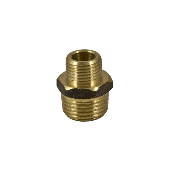 Brasshards 15 x 10mm Brass Threaded Hex Reducing Nipple LF - Bunnings ...