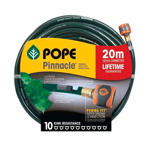 Pope 12mm x 20m Tap Ready Pinnacle Garden Hose - Bunnings Australia