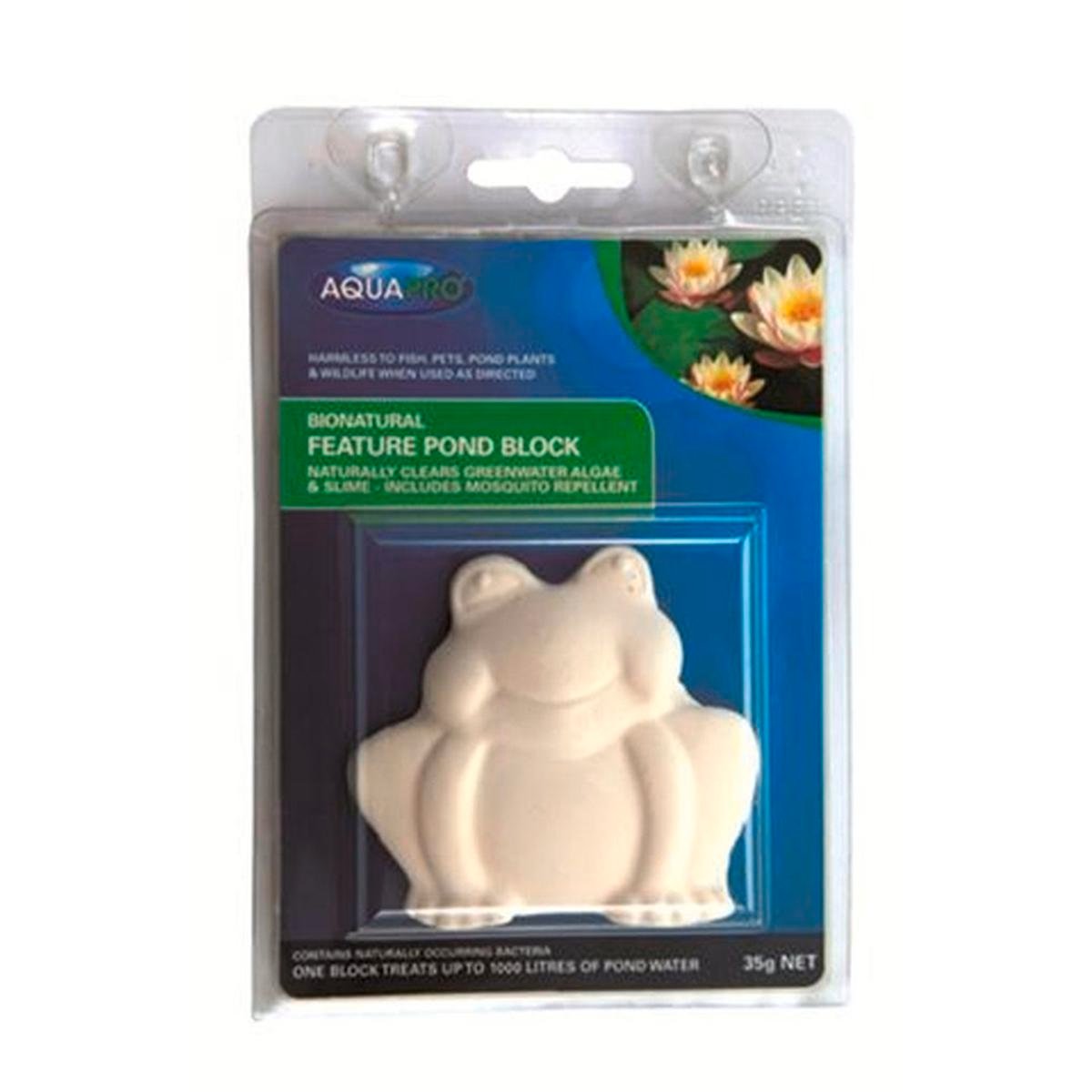 Aquapro 35g Bionatural Feature Pond Algae Block with Mosquito Repellent ...