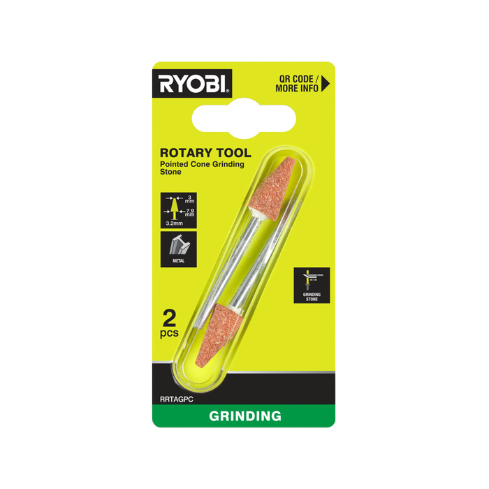 Ryobi 7.9mm Rotary Pointed-Cone Grinding Stone - Bunnings Australia