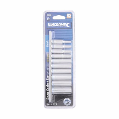Kincrome 10 Piece 1/4" Drive Deep Socket Set - Bunnings New Zealand
