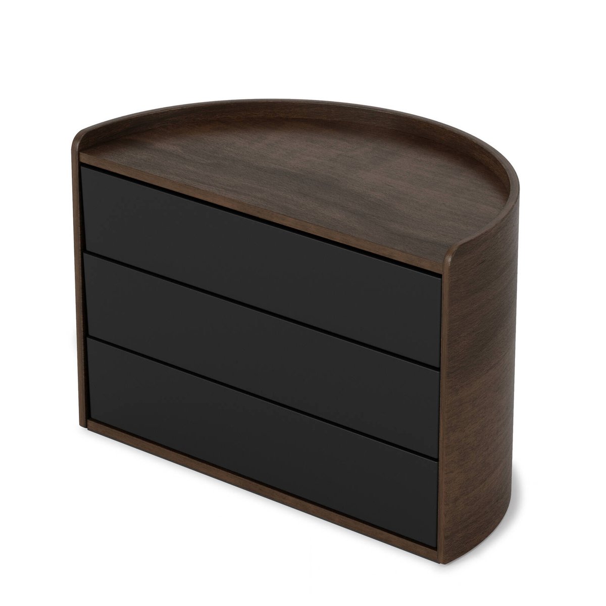 Umbra Moona Storage Box Black & Walnut 27.3x15.2x18.4cm - Bunnings ...