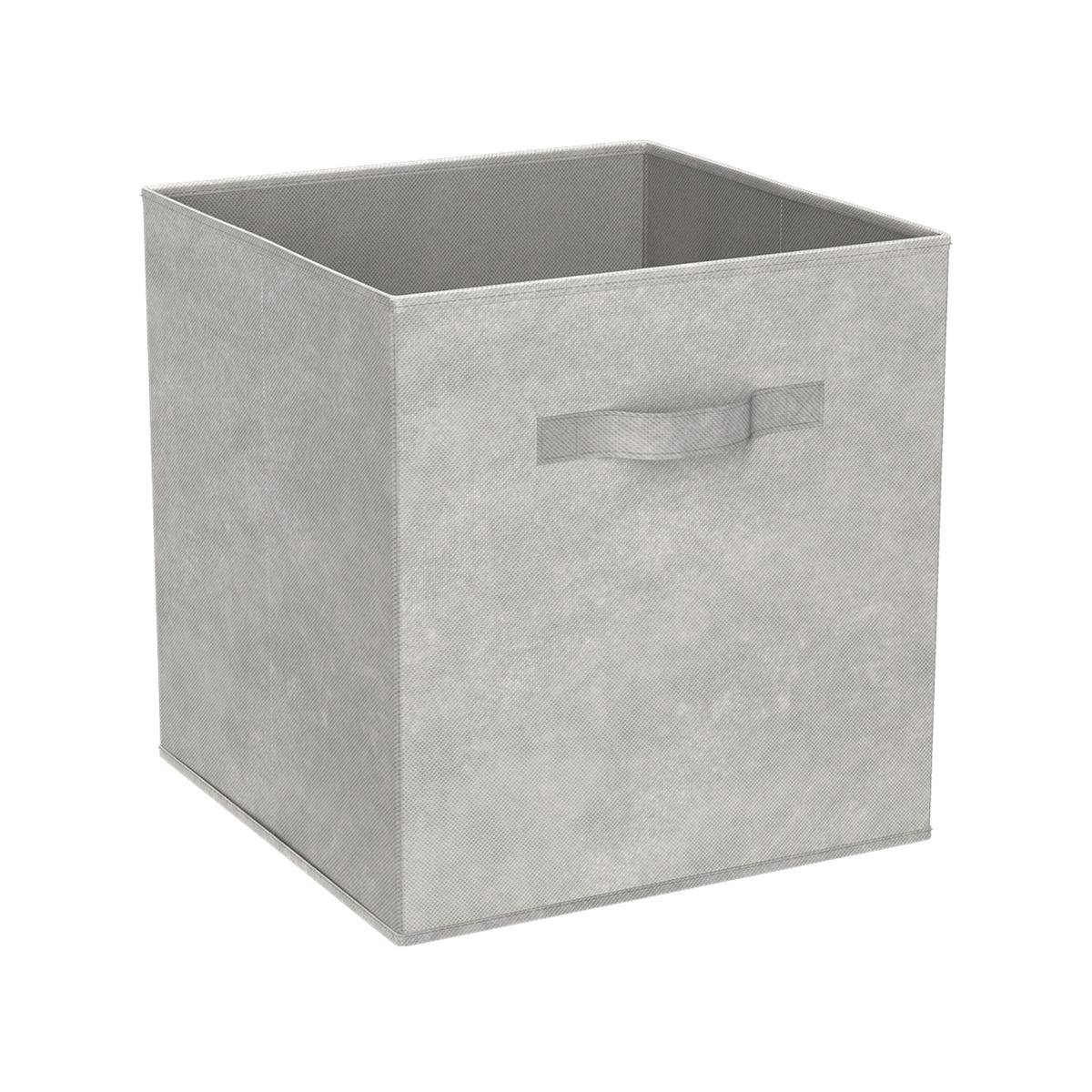 Flexi Storage Clever Cube 270 x 280 x 270mm Light Grey Compact Fabric ...