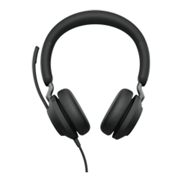 Jabra Corded Evolve2 40 SE UC Stereo USB-A Headset [24189-989-999 ...