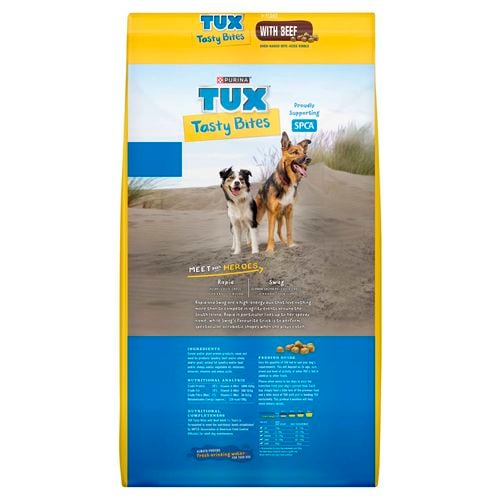 Purina TUX 15kg Tasty Bites Adult Beef Dry Dog Food - Bunnings New Zealand