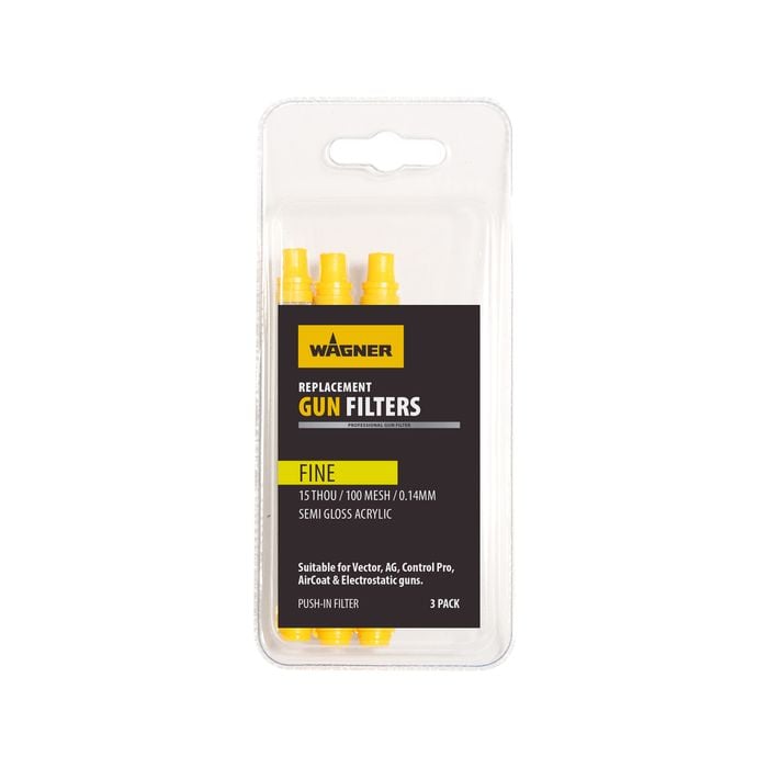 Wagner Airless Spray Gun Filter Yellow - 3 Pack - Bunnings New Zealand