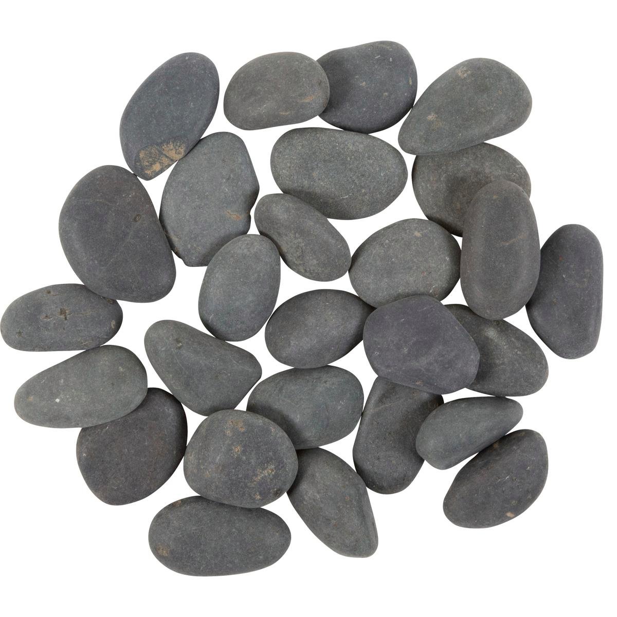 Tuscan Path 20 - 40mm 10kg Charcoal Natural Pebbles - Bunnings Australia