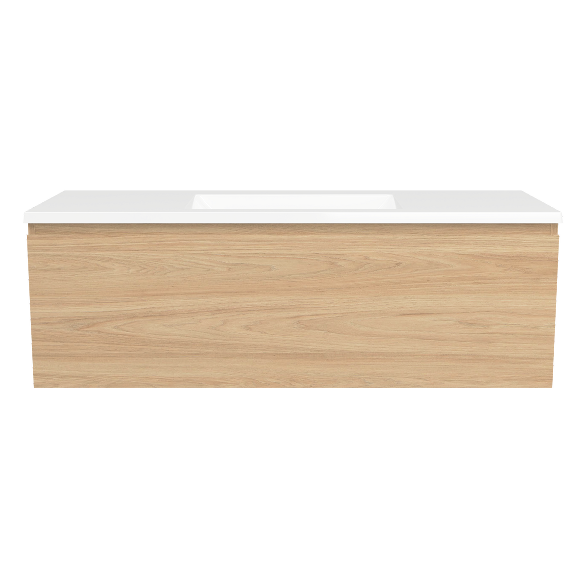 New England Joinery 1200mm Slim Regal Top Wall Hung Vanity - Bunnings ...
