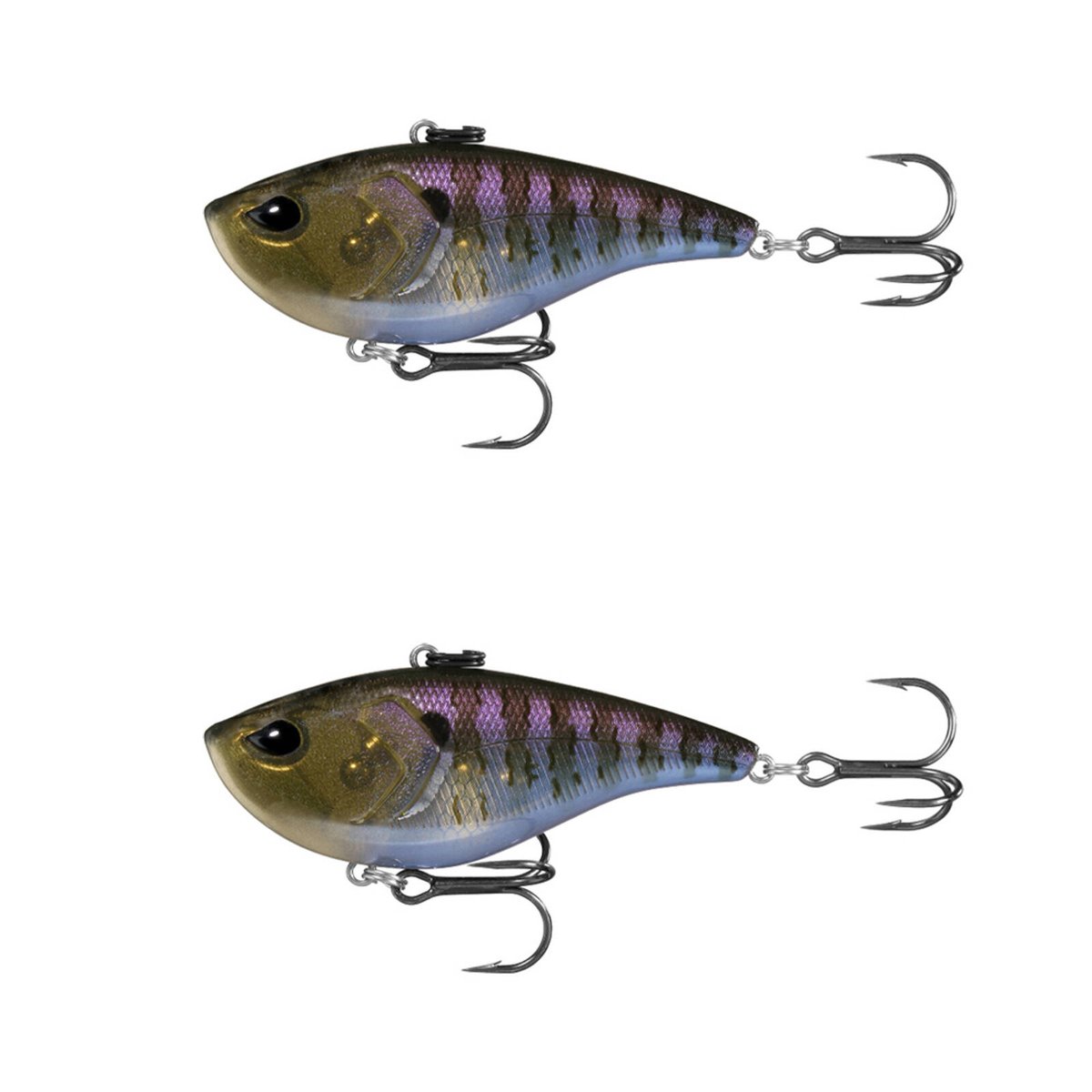 2x 13 Fishing 2.5 Inch El Diablo Vibe Lipless Crank Lures - Rusty Bream ...