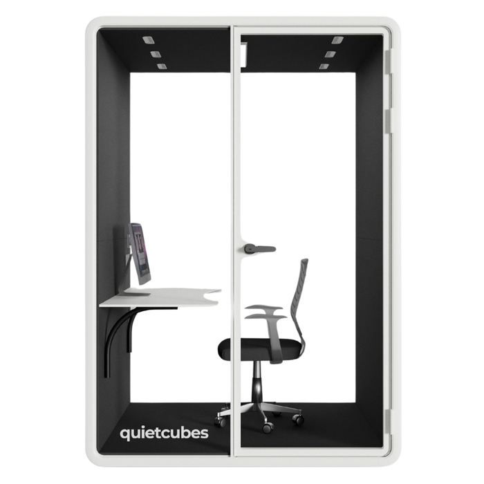 QuietCubes Zoom Office Pod White - Bunnings Australia