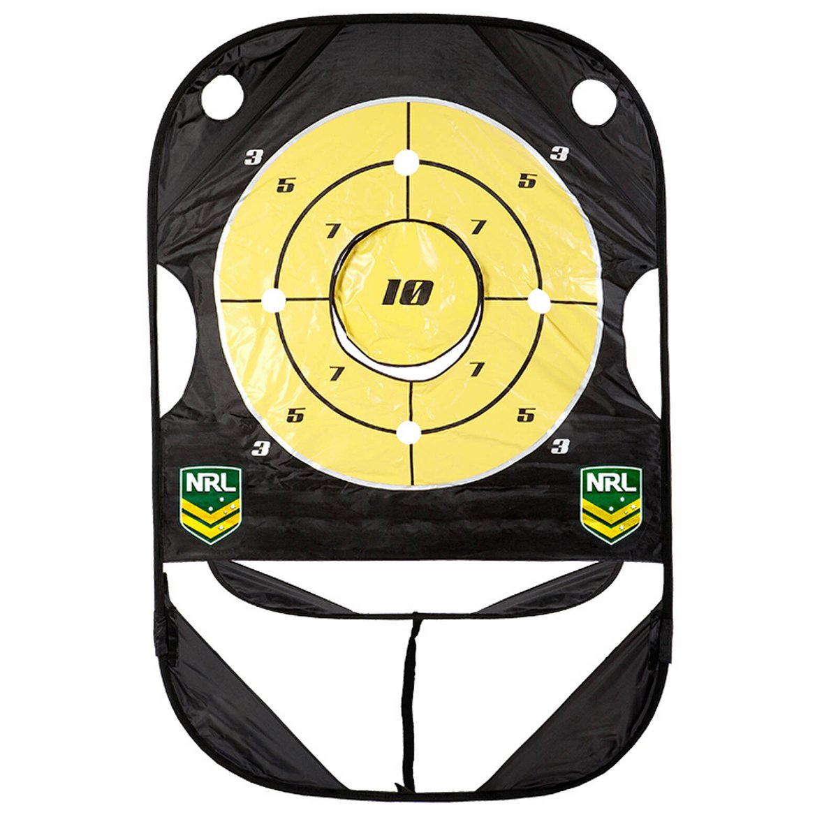 NRL Pop Up Passing Target Fold Away Practice Set w Carry Bag - Bunnings ...