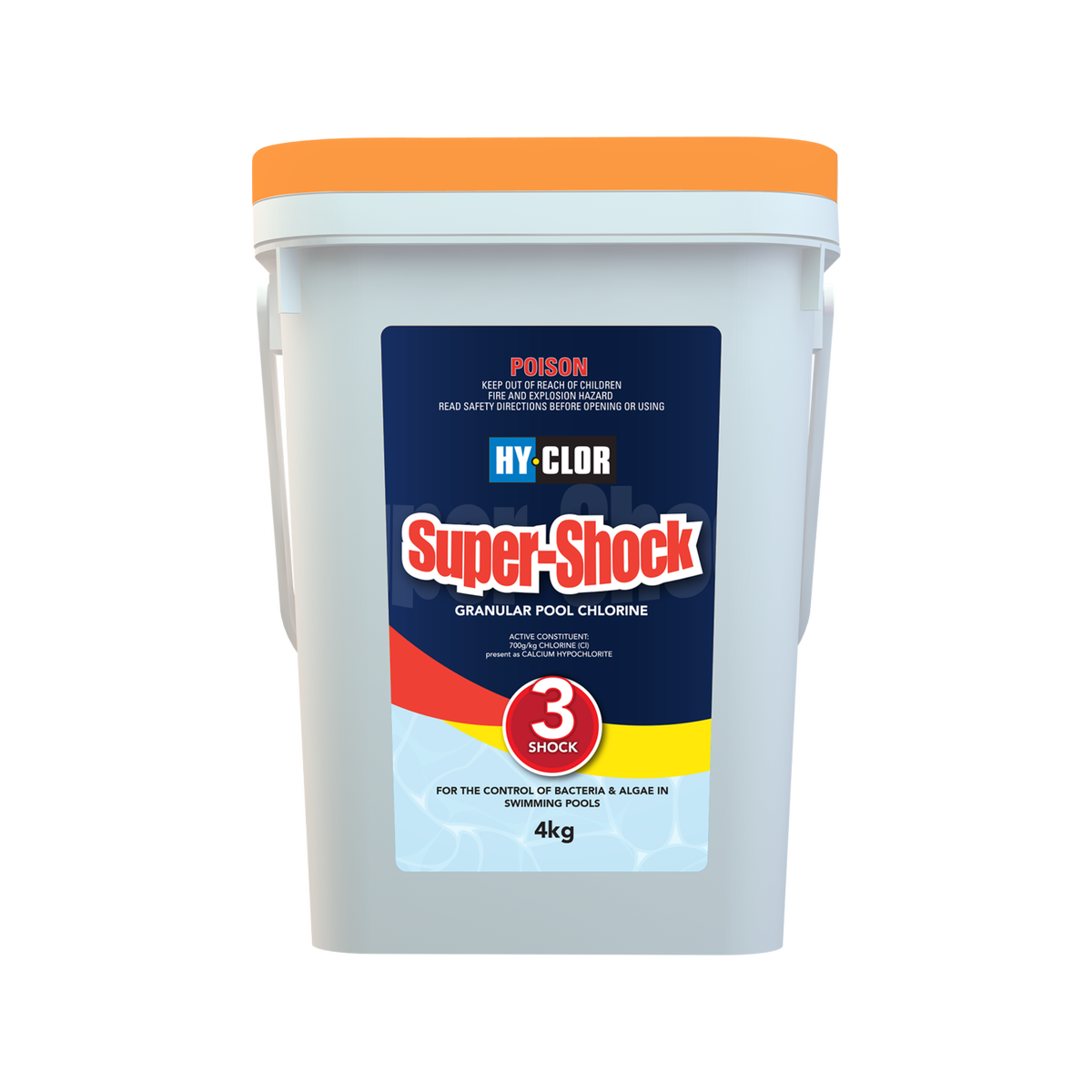 Hy-Clor 4kg Super Shock Granular Pool Chlorine - Bunnings Australia