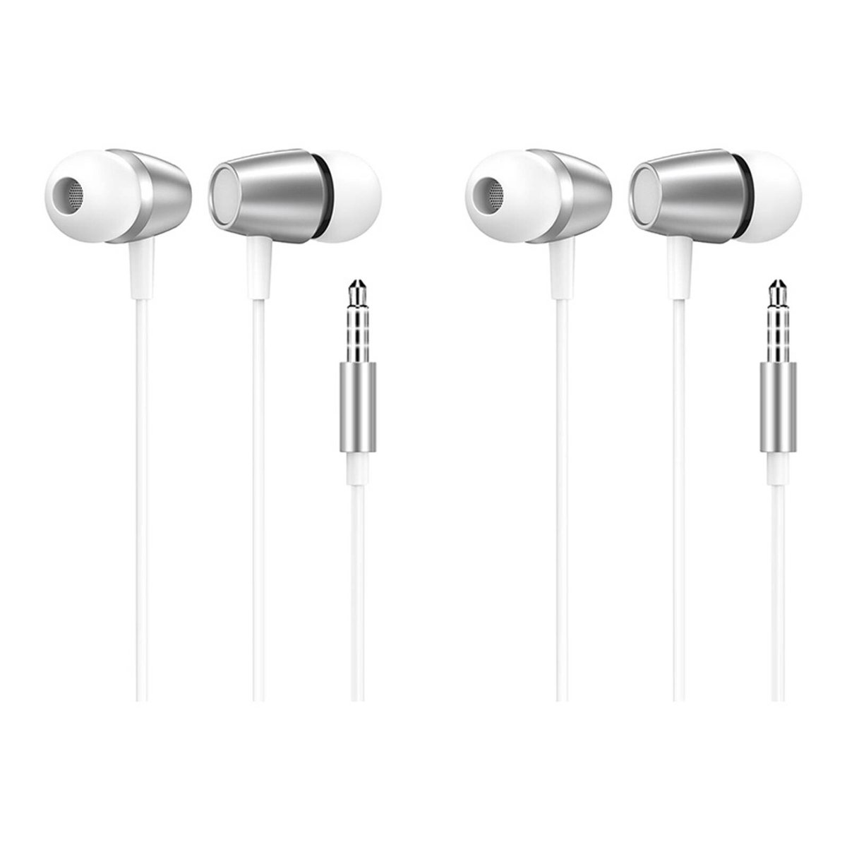2PK Dull Co. Wired In-Ear Earphones W/ Mic & Inline Track Controls 3 ...