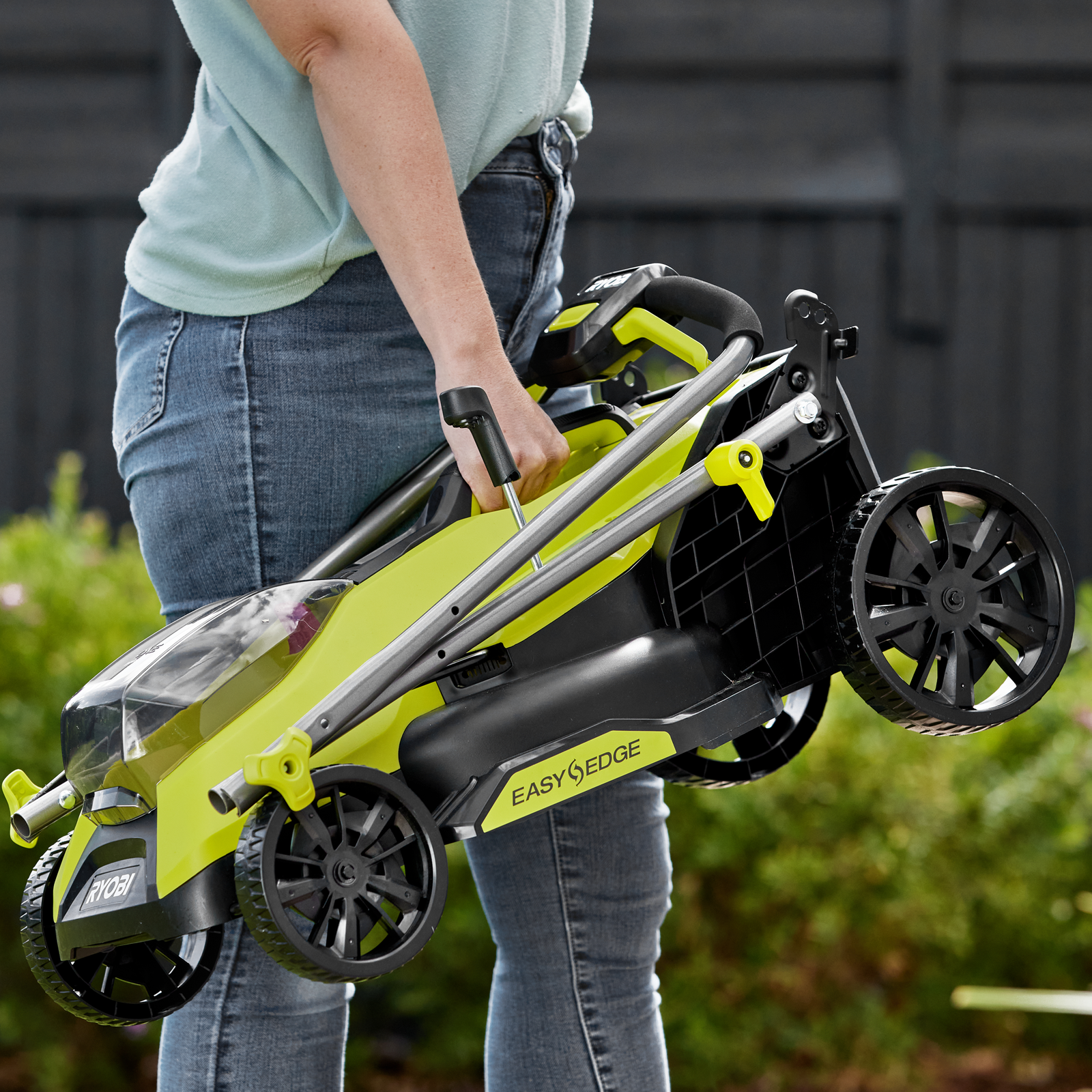 Ryobi 18V ONE Brushless 33cm 13 Lawn Mower R18XLMW50 Tool Only Bunnings Australia