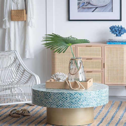 Maldives Shell Coffee Table - Bunnings Australia