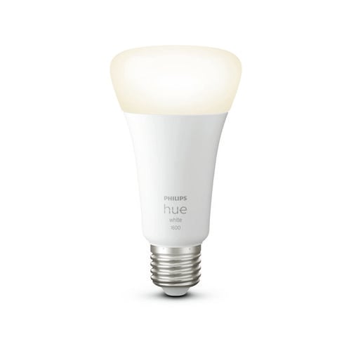 Philips Hue A67 E27 LED 1600Lm White 15.5W Smart Globe - Bunnings Australia
