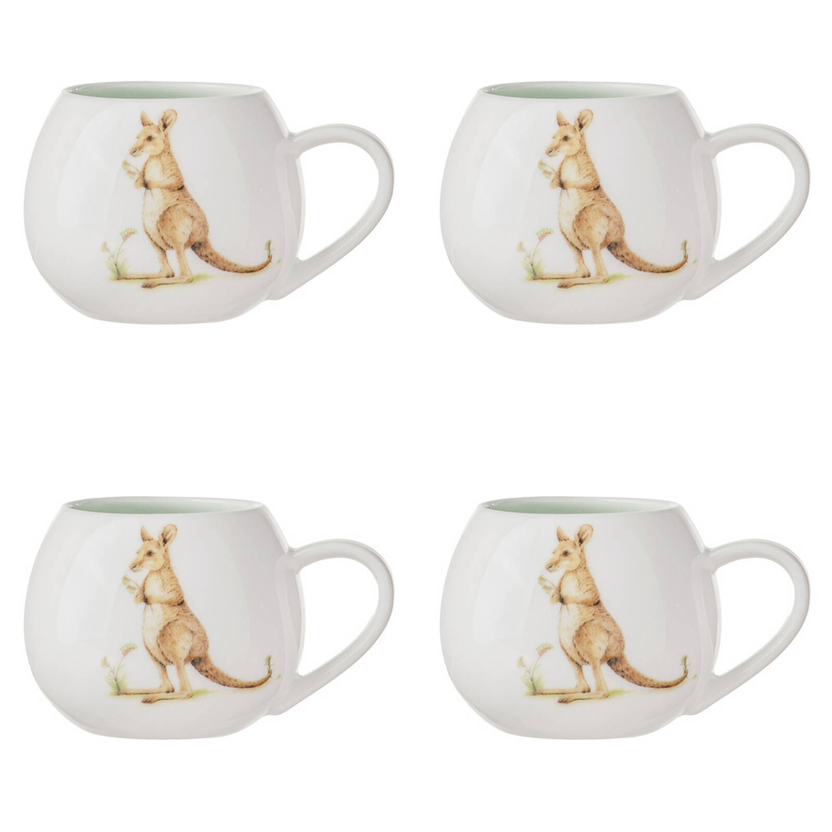 4PK Ashdene Bush Buddies Tea/Coffee Drink Cup Mini Hug 200ml Mug ...