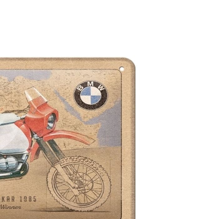 Nostalgic-Art 15x20cm Metal Sign BMW R80 G/S Paris Dakar - Bunnings ...