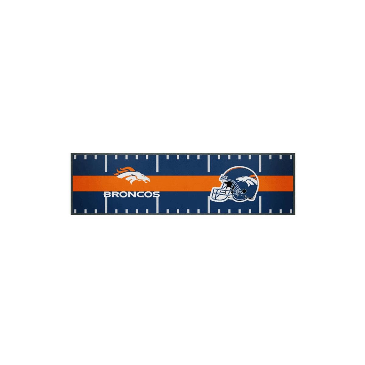 NFL Denver Broncos Bar Runner Counter Top Mat 89x24cm - Bunnings Australia