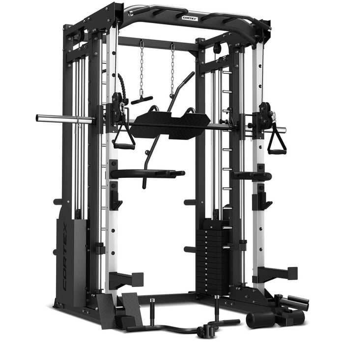 CORTEX SM25 Multi Gym (Dual Stack Functional Trainer, Smith Machine ...