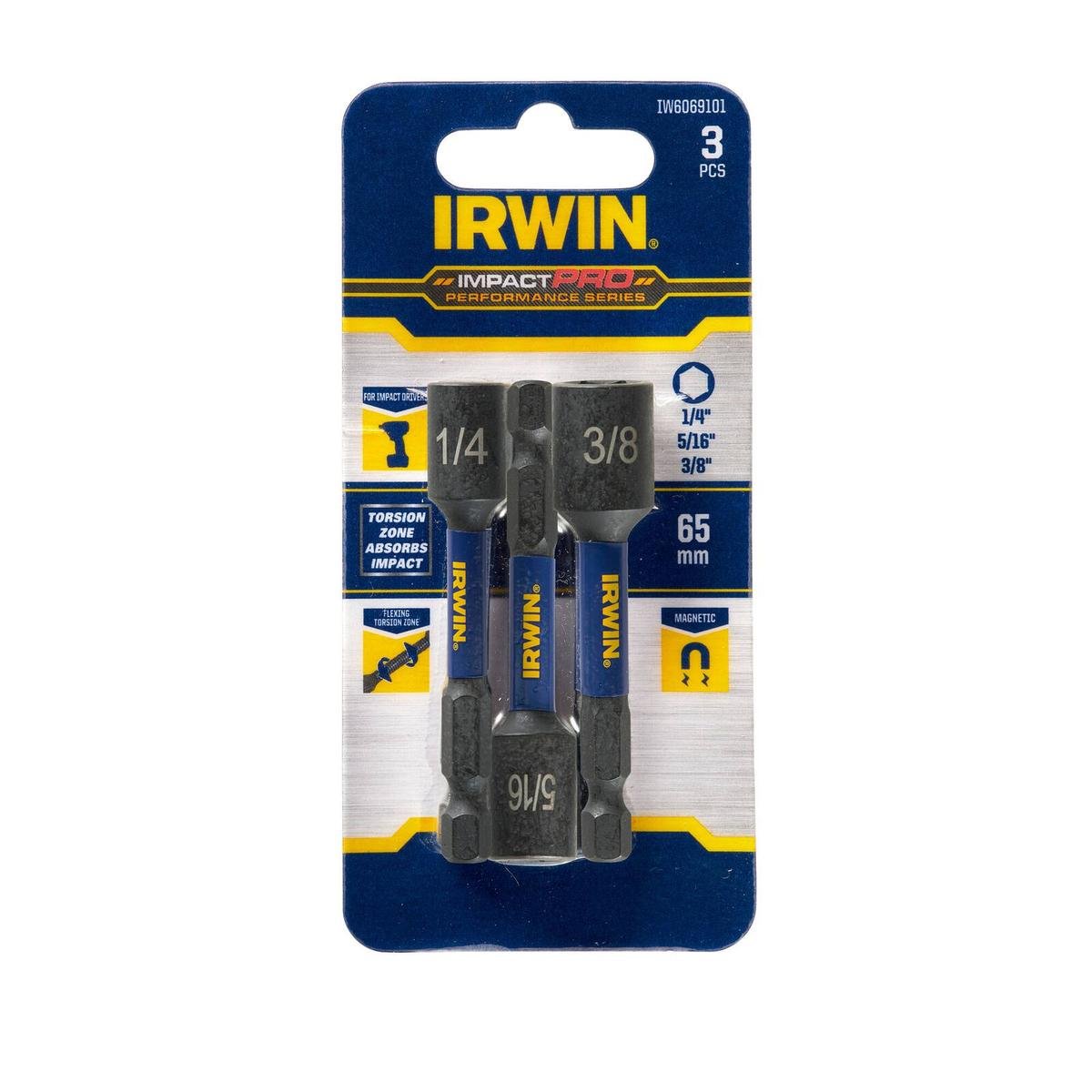 Irwin Impact Pro Performance 47mm 3 Piece Nutsetter Set - Bunnings New ...
