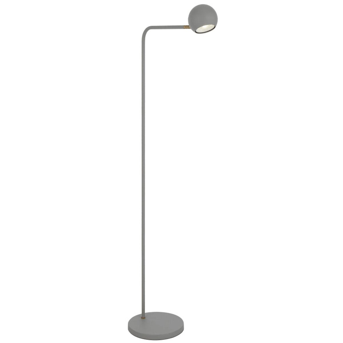 Telbix Jeremy Contemporary Standing Floor Lamp Light Metal Grey Antique ...