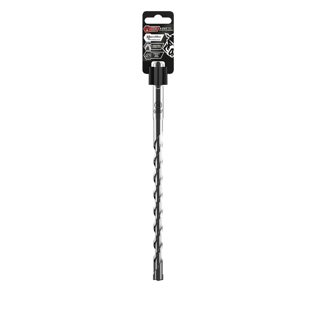 Full Boar 10 x 210mm 4 Cut Tip For SDS-Plus Hammers - Bunnings New Zealand