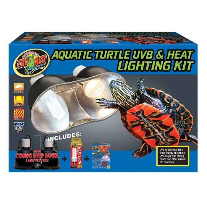 Zoo Med Aquatic Turtle Uvb & Heat Lighting Kit - Bunnings Australia