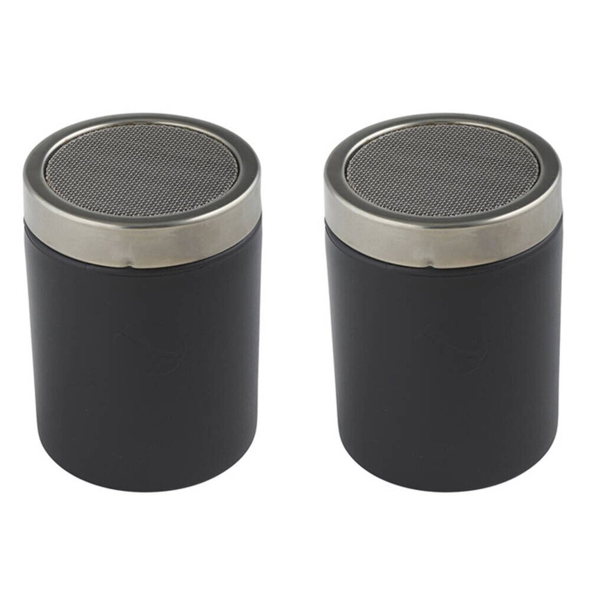 2PK Crema Pro Cocoa Shaker Powder Duster Kitchen/Barware - Black ...