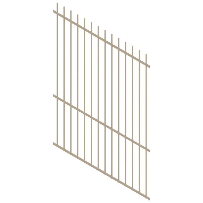 ProtectorAl 0350-1200W x 1800H Paperbark Picket Top Pool Fence Panel ...